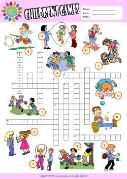 Children Games ESL Printable Worksheets For Kids 1